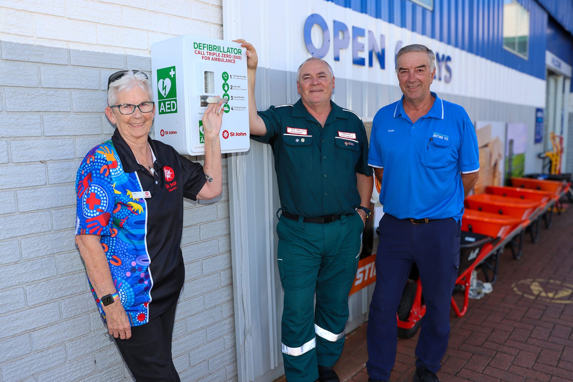 More defibrillators to save lives in Waroona - St John WA Latest News
